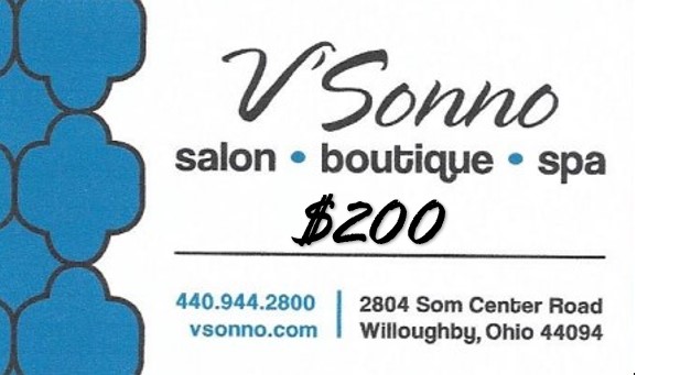 V’Sonno Salon & Boutique Gift Card